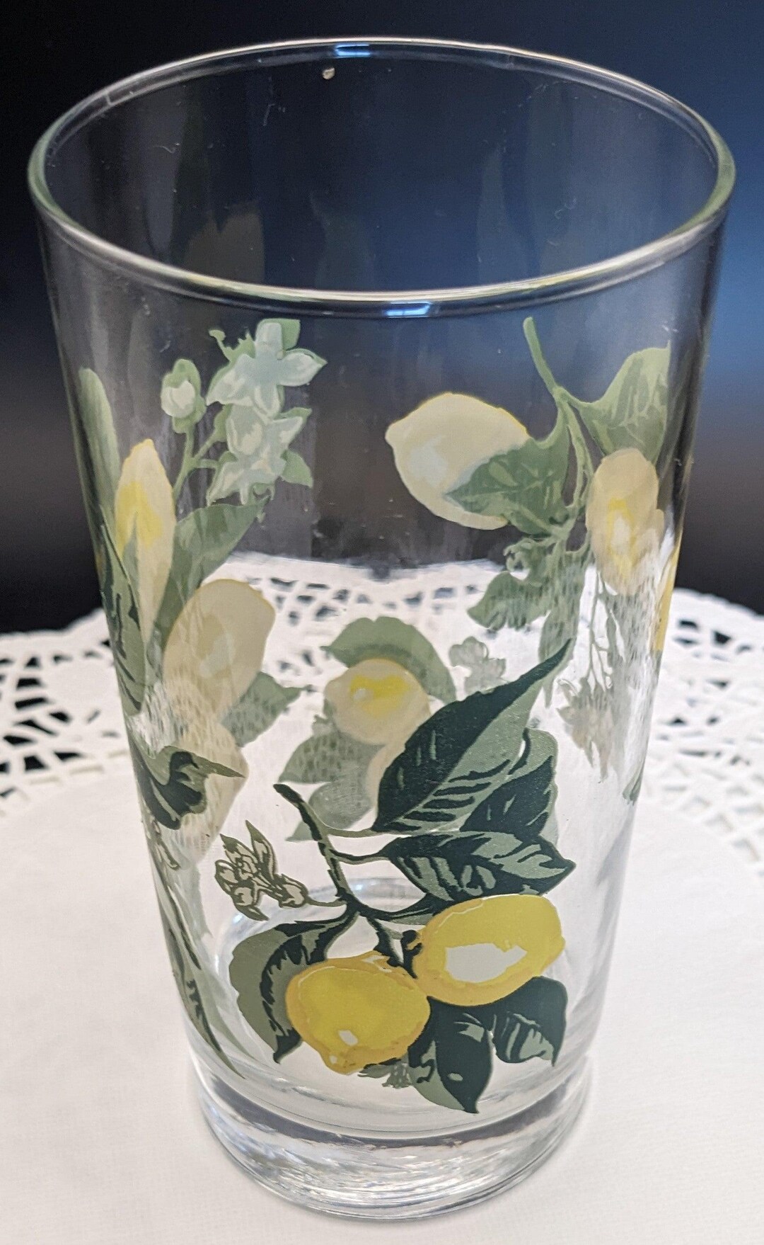 Set of 3 Vintage Crisa Lemon Glasses Tumblers Crisa Glass - Etsy