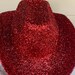 Red Glitter Cowboy Hat - Etsy