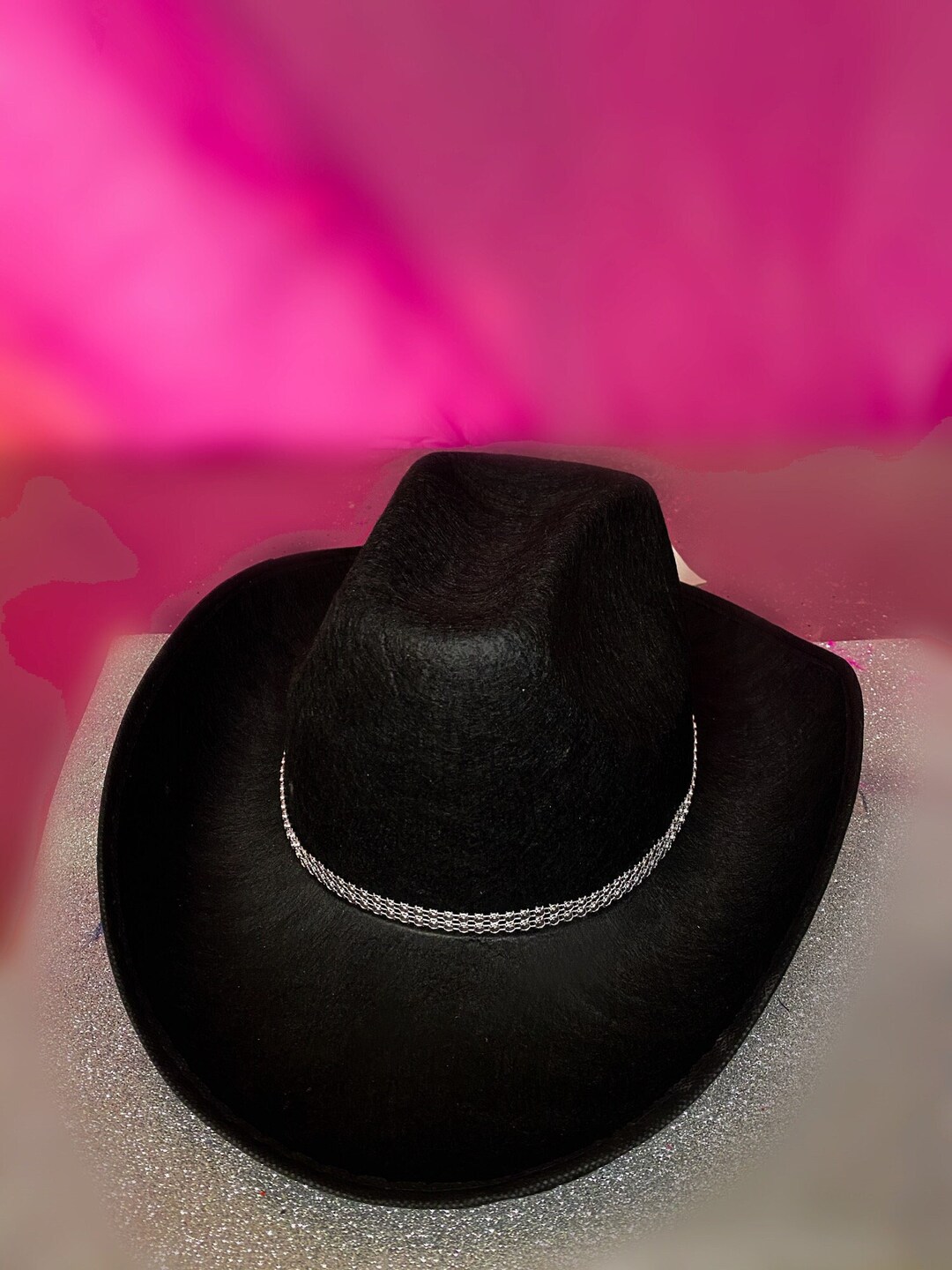 Black Rhinestone Cowboy Hat - Etsy