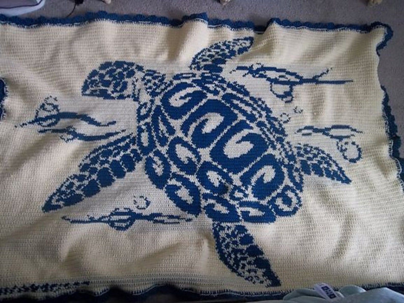 Turtle Afghan, Crochet Pattern - Etsy