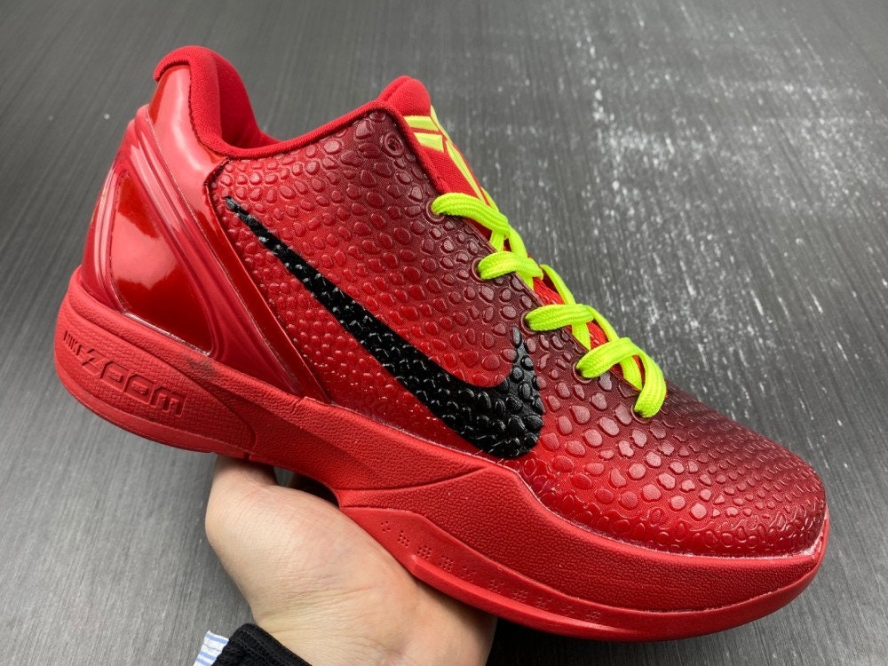 Kobe 6 Protro Reverse Grinch Bright Crimson/black-green - Etsy