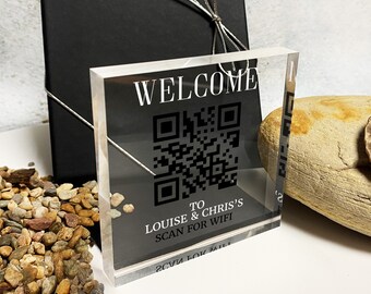 Acrylic Qr Code Block - Etsy