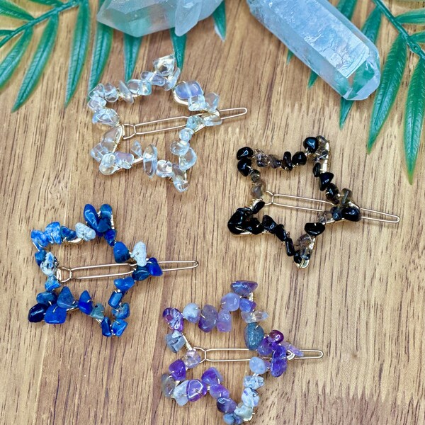 Star Hair Clips - Etsy