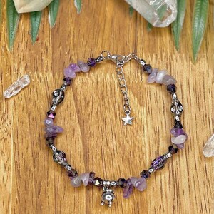 Crystal Anklets, Crystal Beaded Anklets, Beaded Anklet, Celestial ...