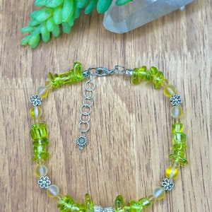 Crystal Anklets, Crystal Beaded Anklets, Beaded Anklet, Celestial ...