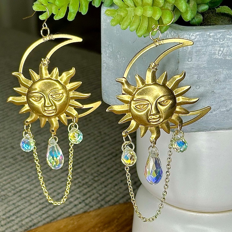 Celestial Earrings - Etsy