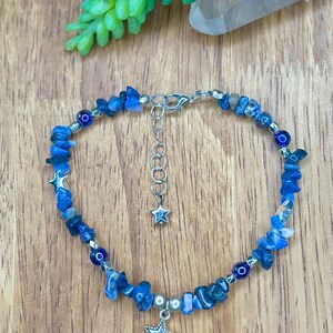 Crystal Anklets, Crystal Beaded Anklets, Beaded Anklet, Celestial ...