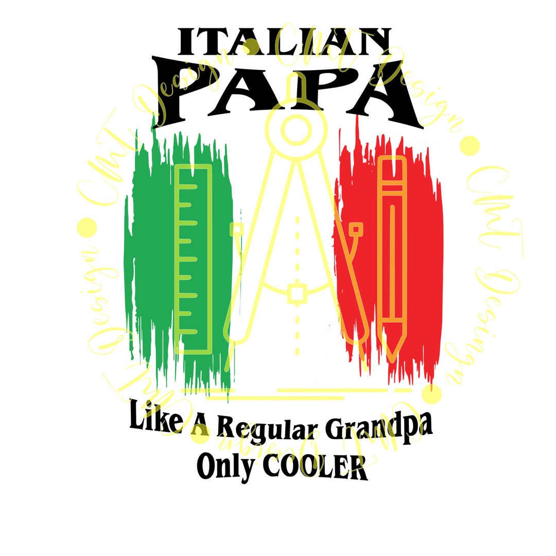 Italian PAPA - Distressed Flag - Etsy