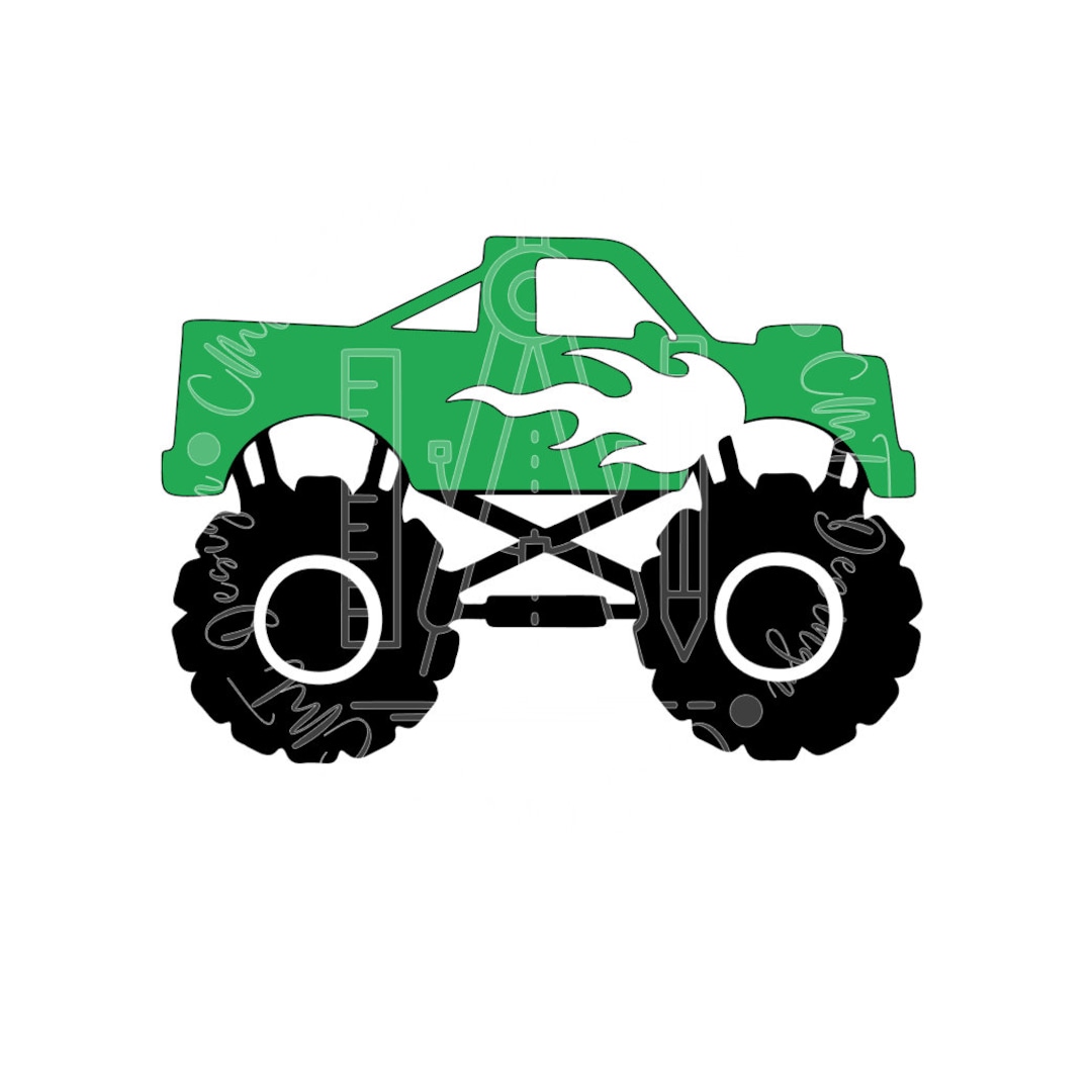 Monster Truck SVG Layered - Etsy
