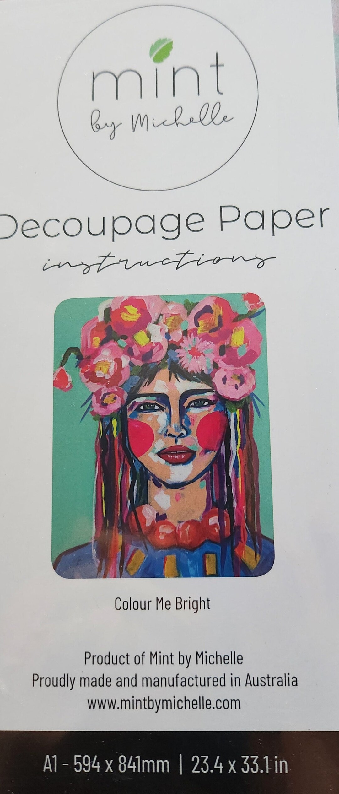 Mint by Michelle Decopauge Paper Color Me Bright Size A1 23.4x33.1 In ...