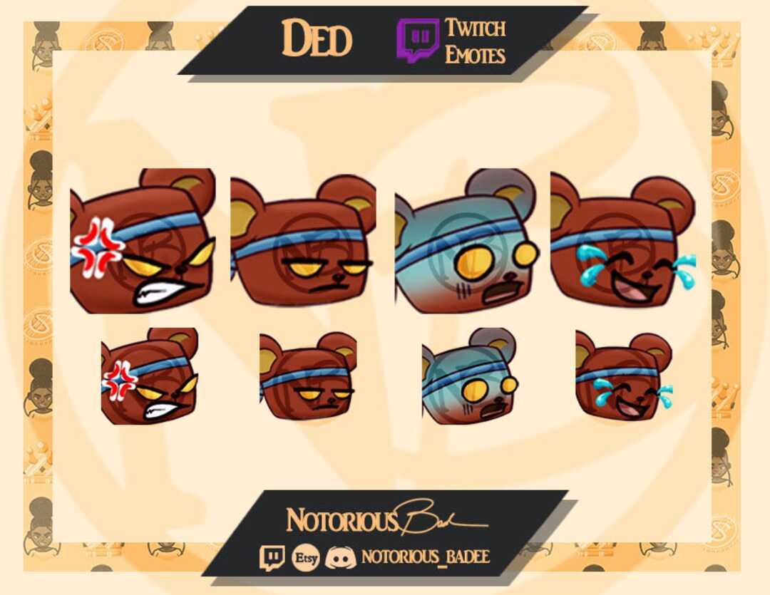 Ded Emotes Set 2 - Etsy