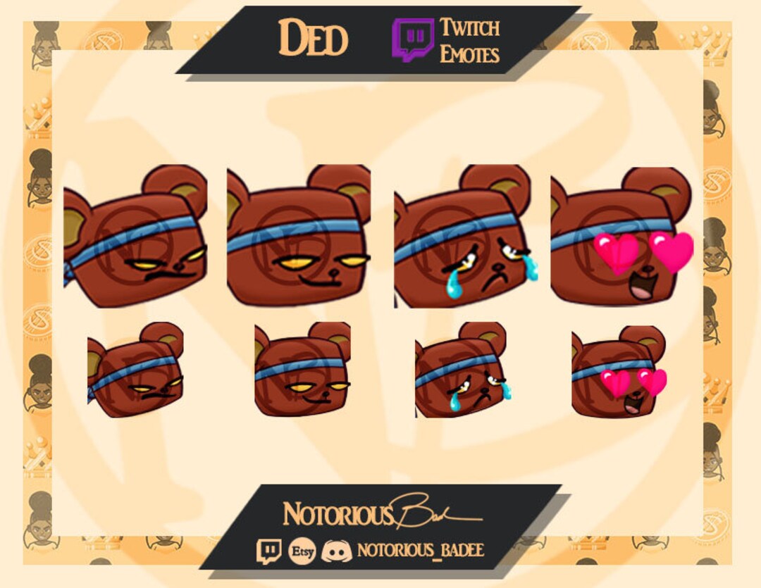 Ded Emotes Set 1 - Etsy