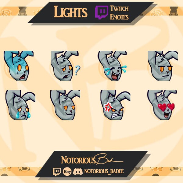 Lights Emotes - Etsy