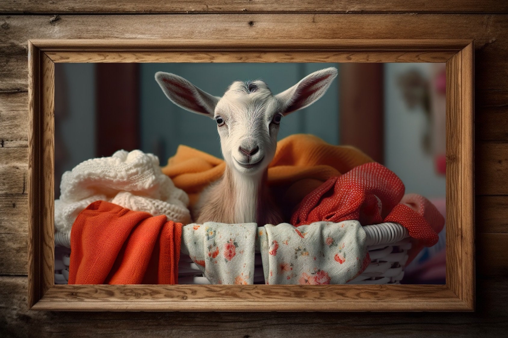 Goat Wall Art, Rustic Farmhouse Decor, Farm Photography, Laundry Room ...