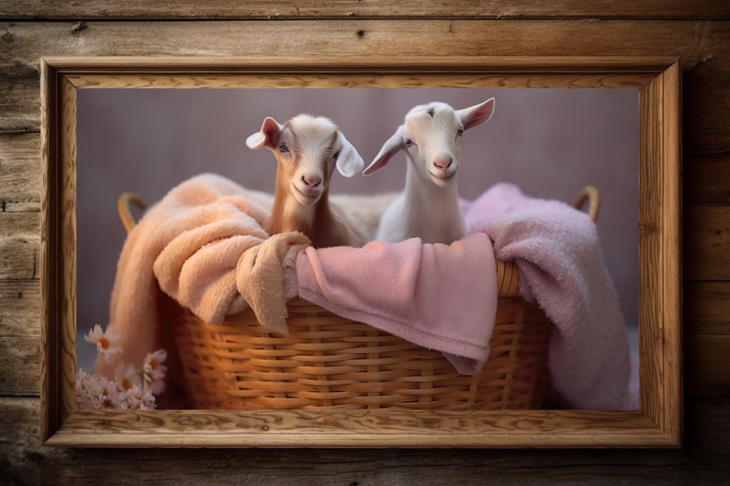 Baby Goat Wall Art, Farmhouse Rustic Decor, Farm Photography, Goat ...