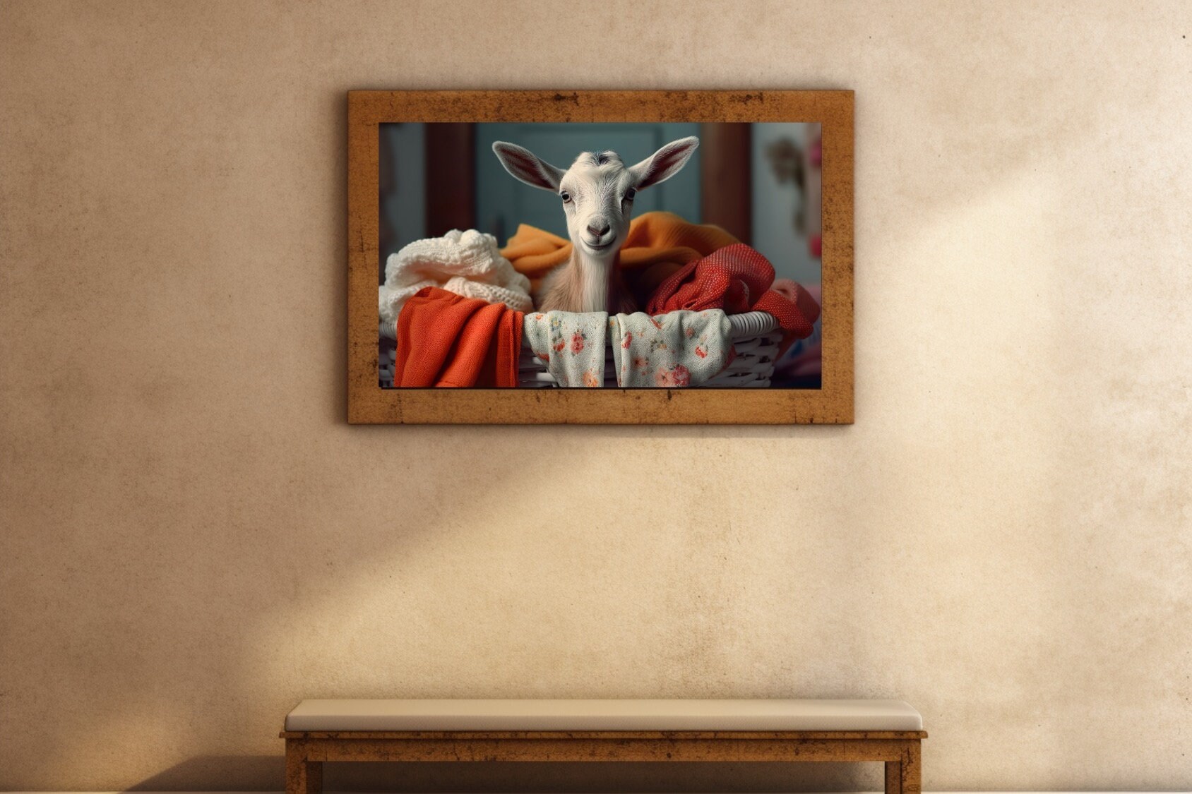 Goat Wall Art, Rustic Farmhouse Decor, Farm Photography, Laundry Room ...