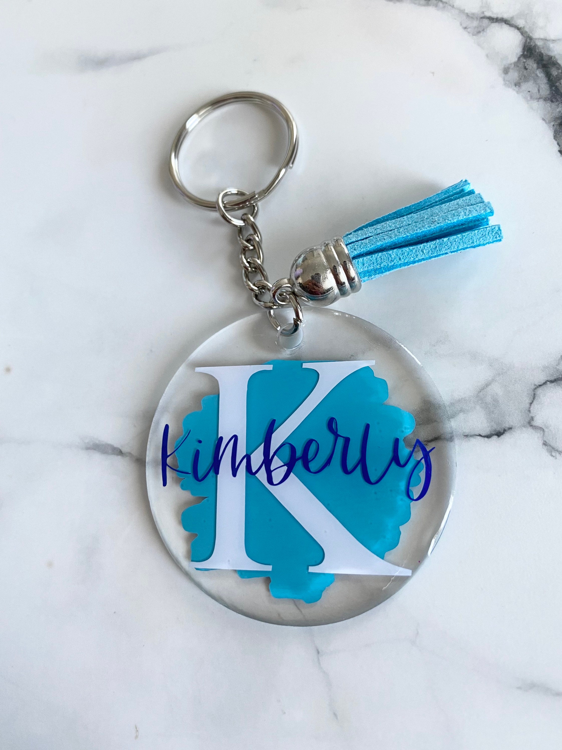 Personalized Acrylic Keychains, Monogram Keychains, Name Keychains ...