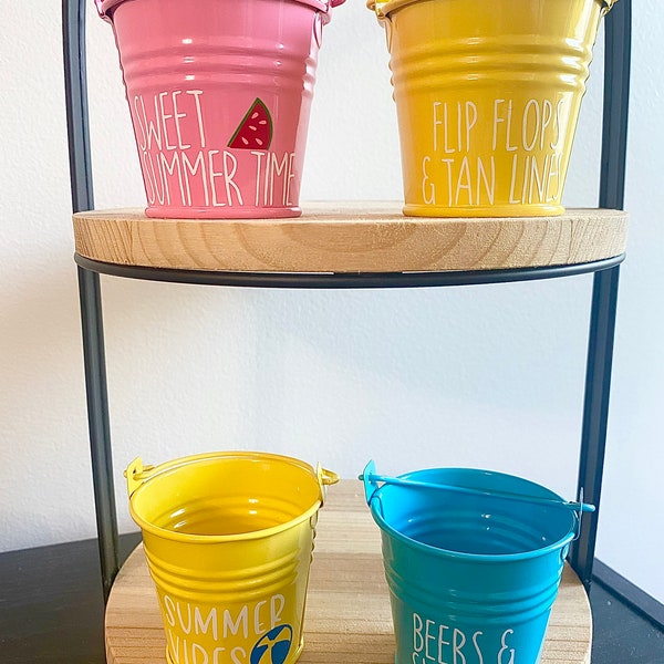 Beach Bucket Decor - Etsy