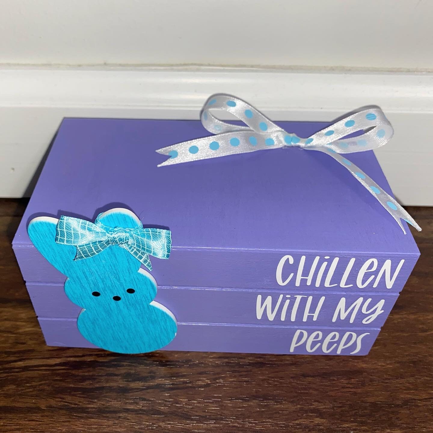 Easter Mini Crates, Easter Mini Books, Easter Decor, Easter Tabletop ...
