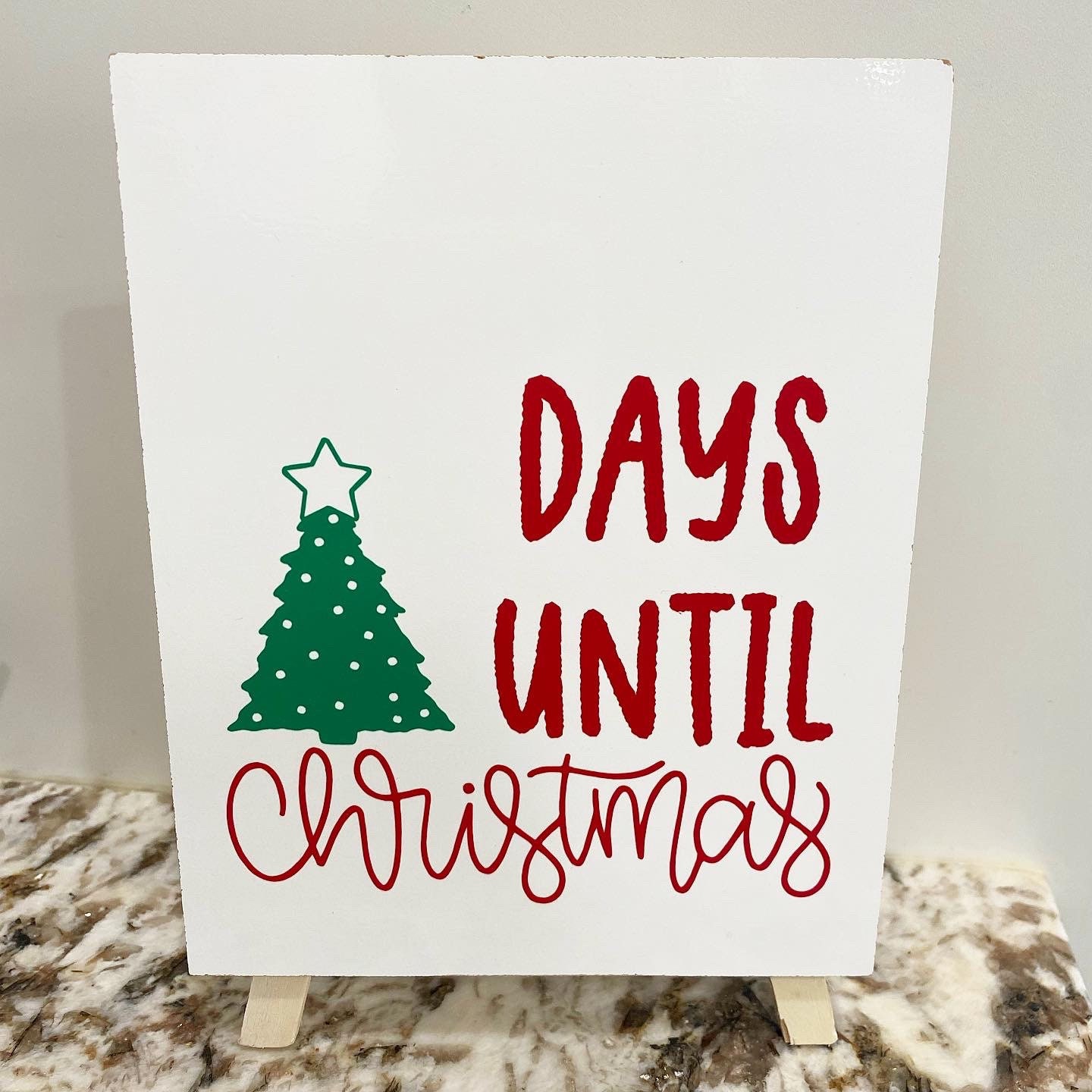 Christmas Countdown Mini Whiteboard, Days Until Christmas, Countdown to ...
