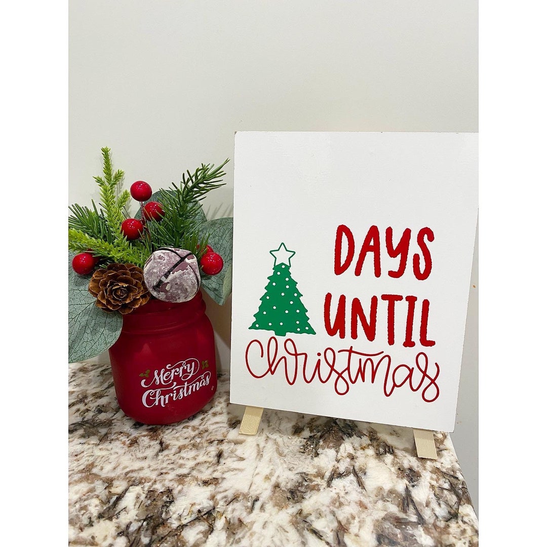 Christmas Countdown Mini Whiteboard, Days Until Christmas, Countdown to ...