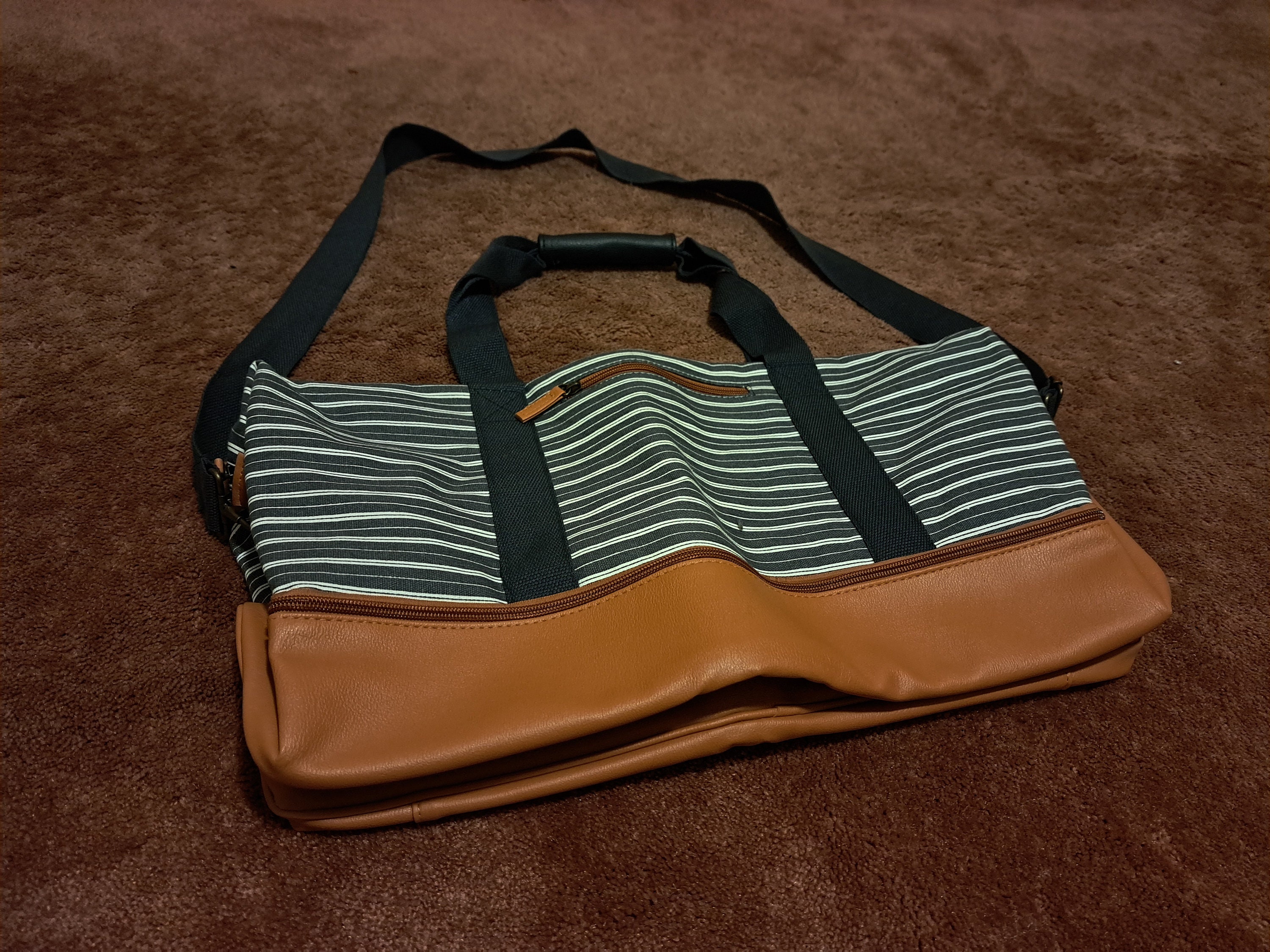 Blue and White Bag - Etsy