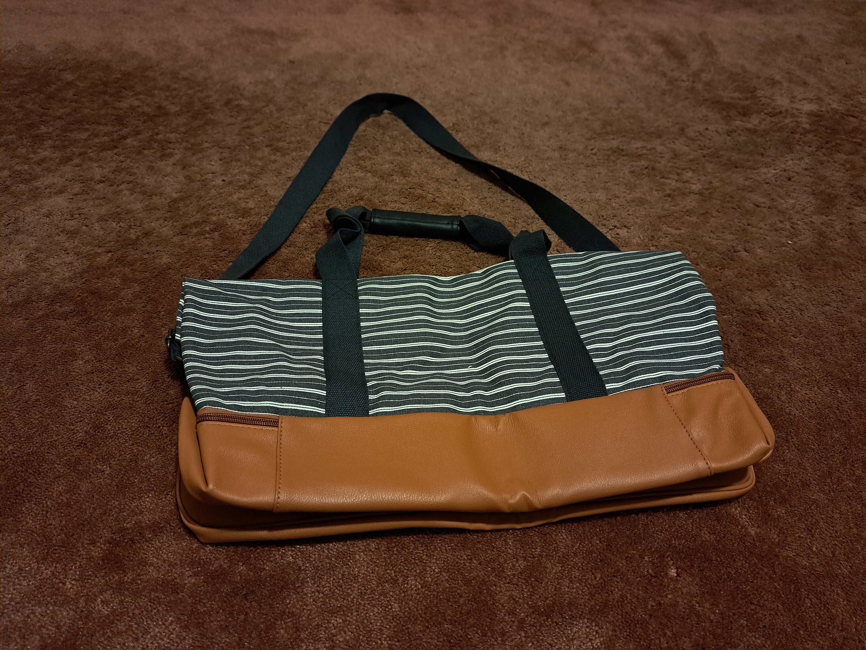 Blue and White Bag - Etsy