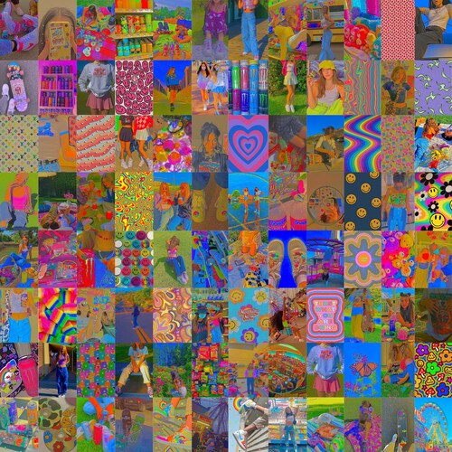 Indie Aesthetic Kit Indie Kid Collage Indie Room Decor - Etsy