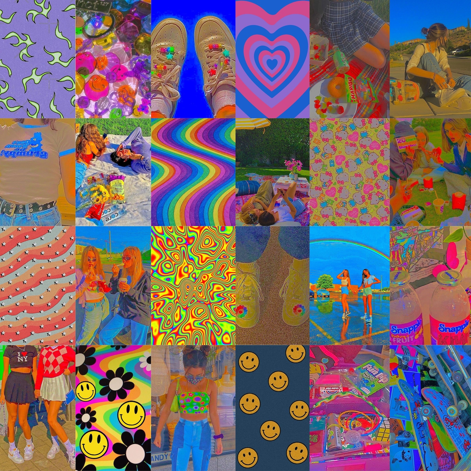 Indie Aesthetic Kit, Indie Kid Collage, Indie Room Decor, Indie Collage ...