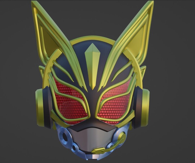 Kamen Rider Nago From Geats Fully Wearable Cosplay Helmet 3D Printable ...