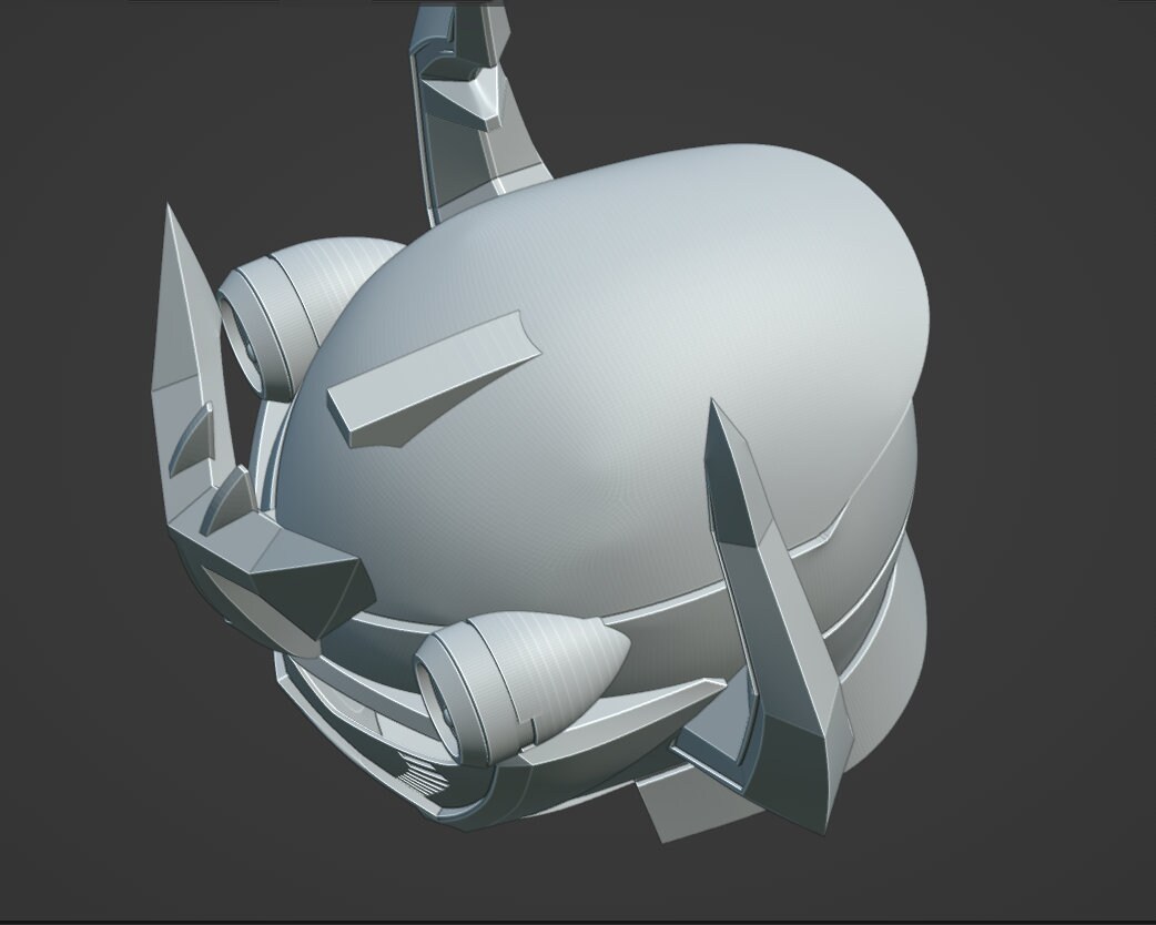 Tokumei Sentai Go-buster Beet J Stag Fully Wearable Cosplay Helmet 3D ...