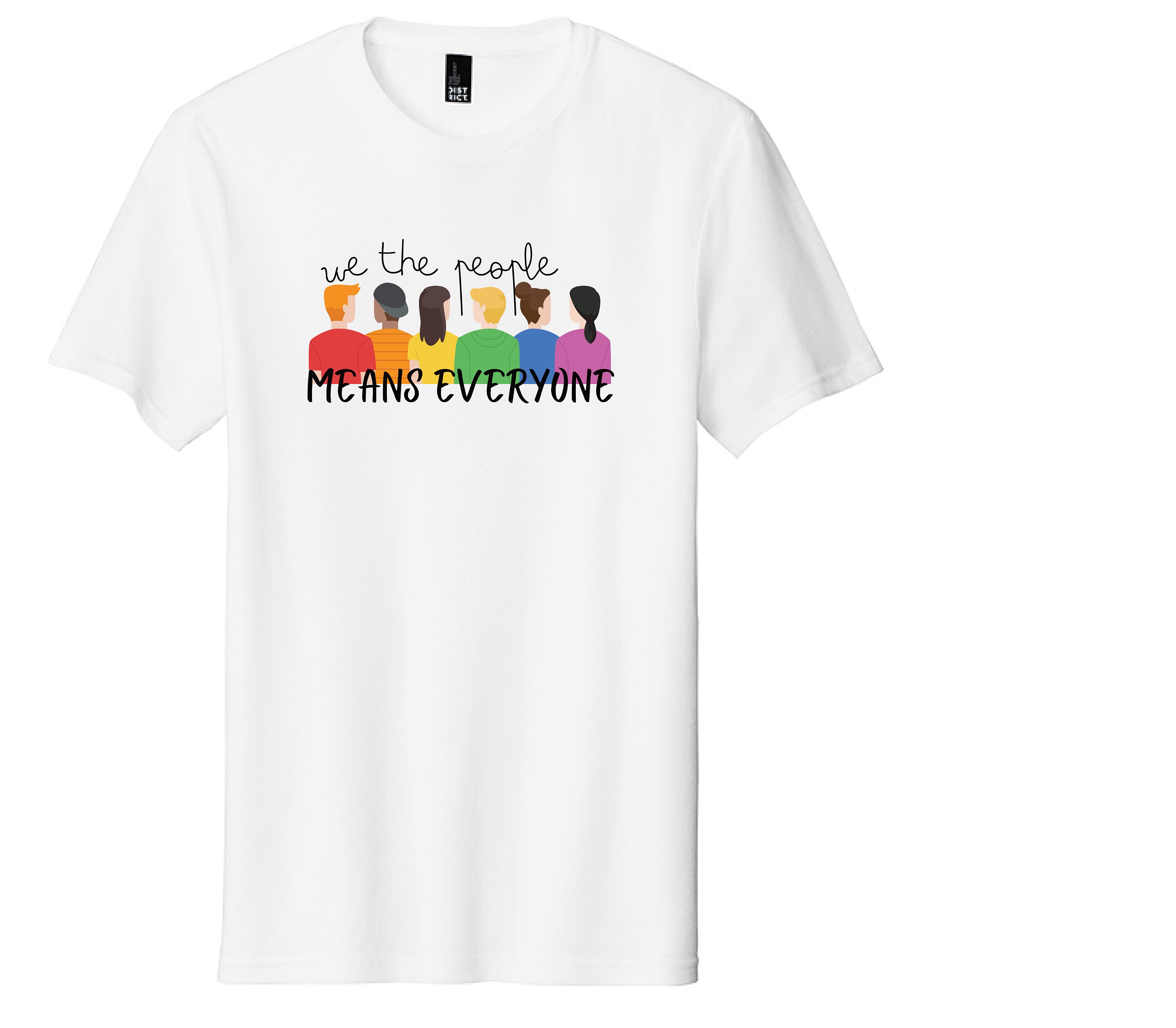 We the People Means Everyone White Shirt - Etsy