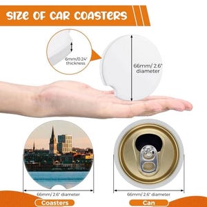 Sonic the Hedgehog Car Coasters Set of 2 Epoxy Coated Ceramic Coaster ...