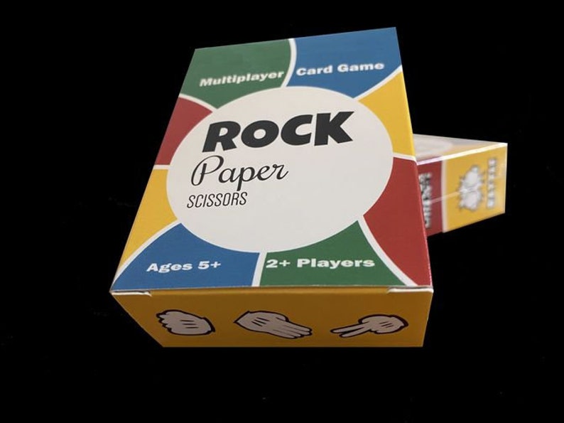 Rock, Paper, Scissors Multiplayer Card Game - Etsy