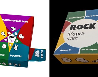 Rock Paper Scissors Card | Etsy