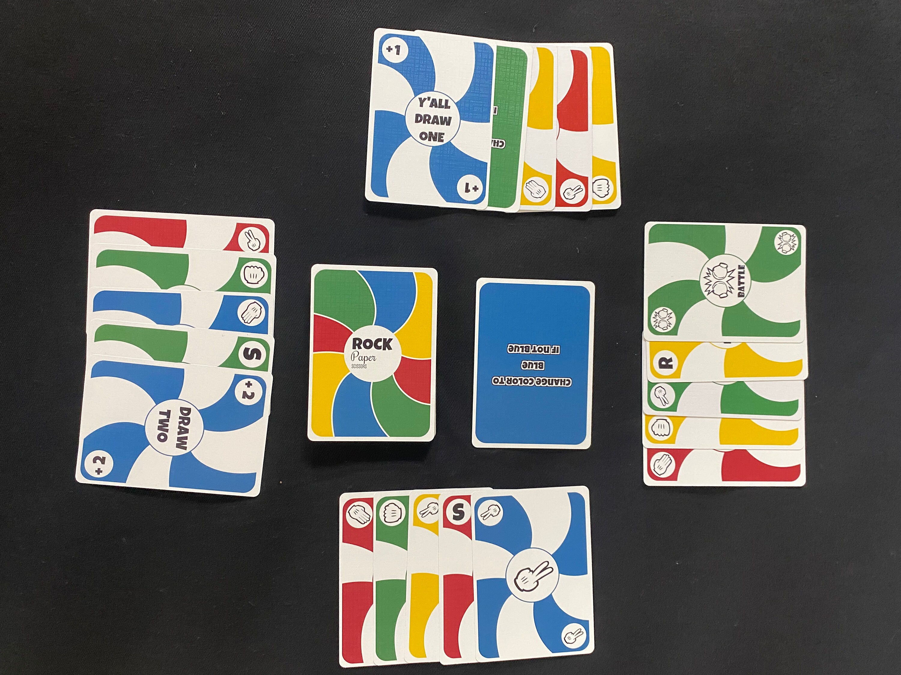 Rock, Paper, Scissors Multiplayer Card Game - Etsy