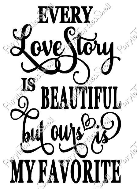 Love Story Sticker - Etsy