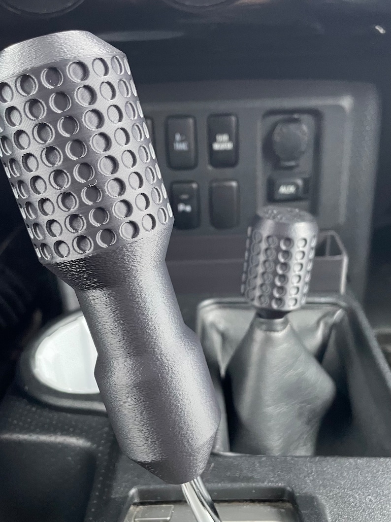 Toyota FJ Cruiser Dimpled Style Shift Knob Matte Black 2007-2014 M8x1 ...