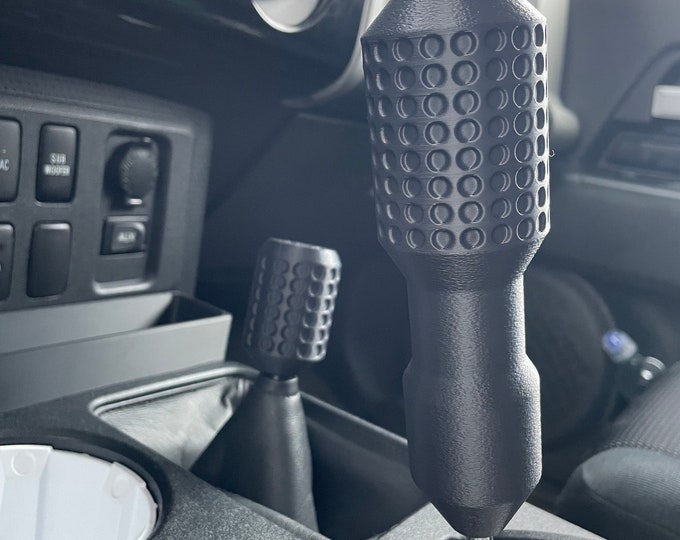 Toyota FJ Cruiser Dimpled Style Shift Knob Matte Black 2007-2014 M8x1 ...