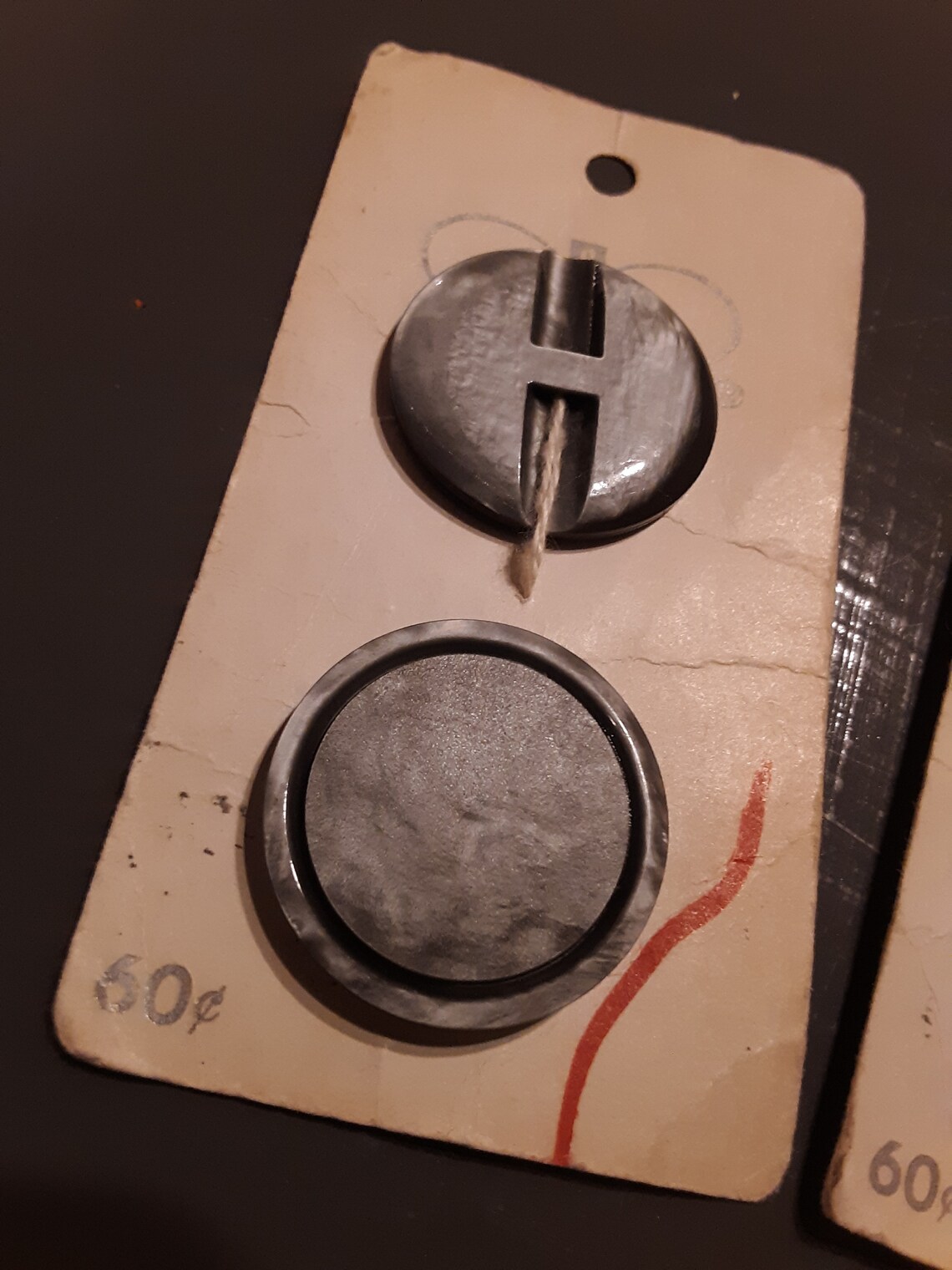 3 Cards Vintage La Mode Buttons, Round Buttons 1 1/8 Inch, Color ...