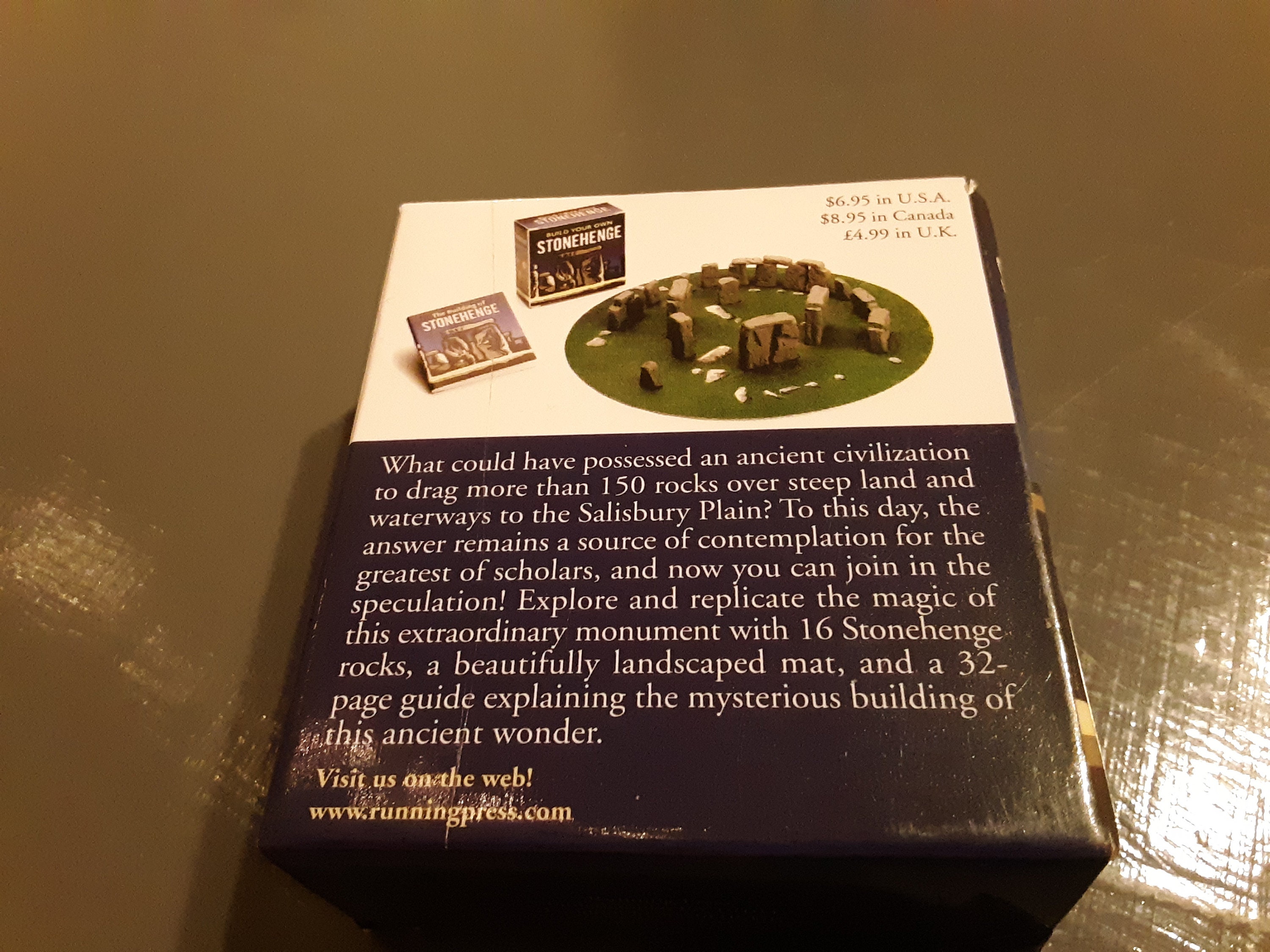 STONEHENGE Model Kit Build Your Own Stonehenge Mega Mini Kit UNUSED ...