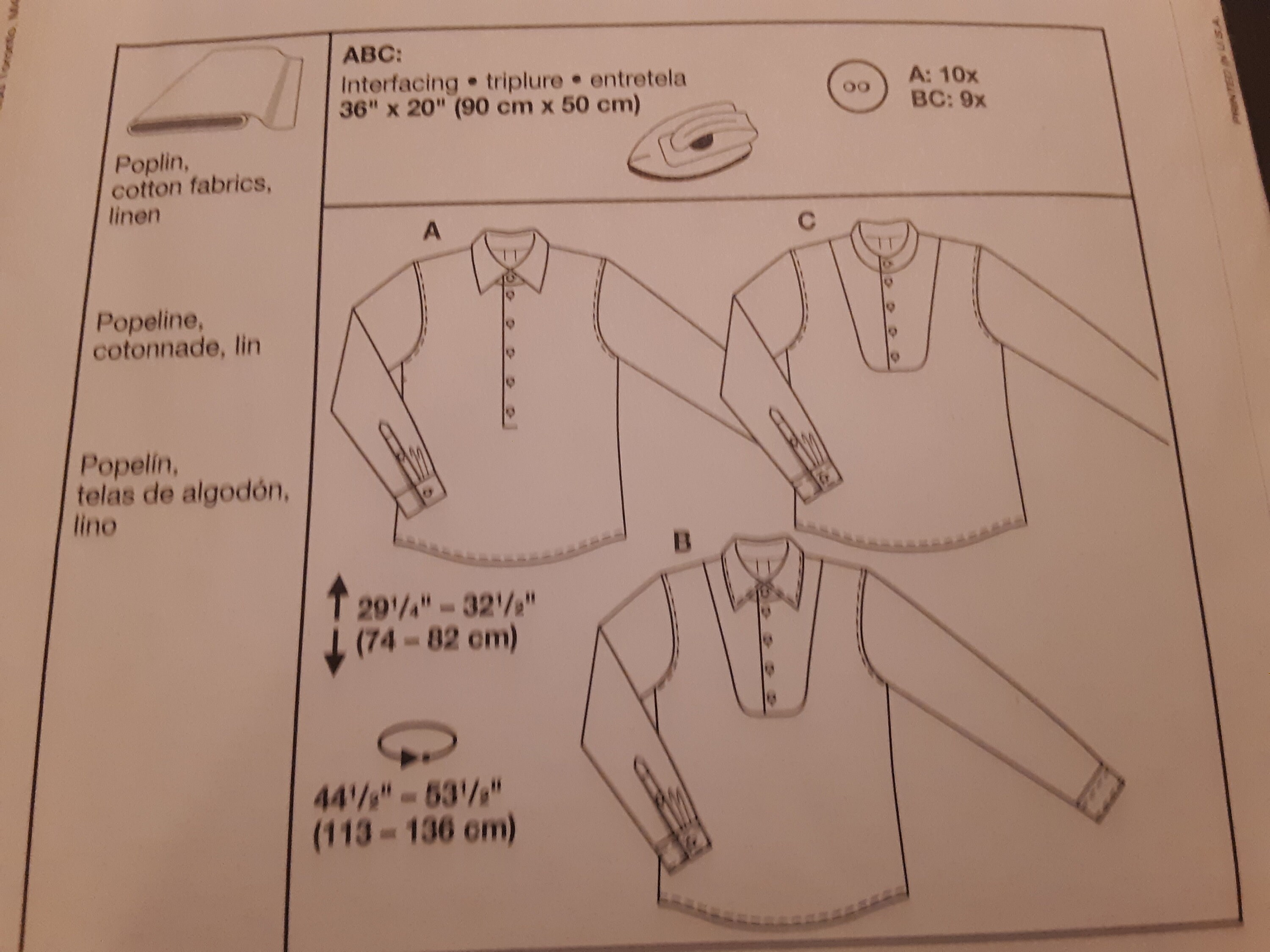 BURDA STYLE Mens Sewing Pattern 7525 for Pullover Shirts in 3 - Etsy