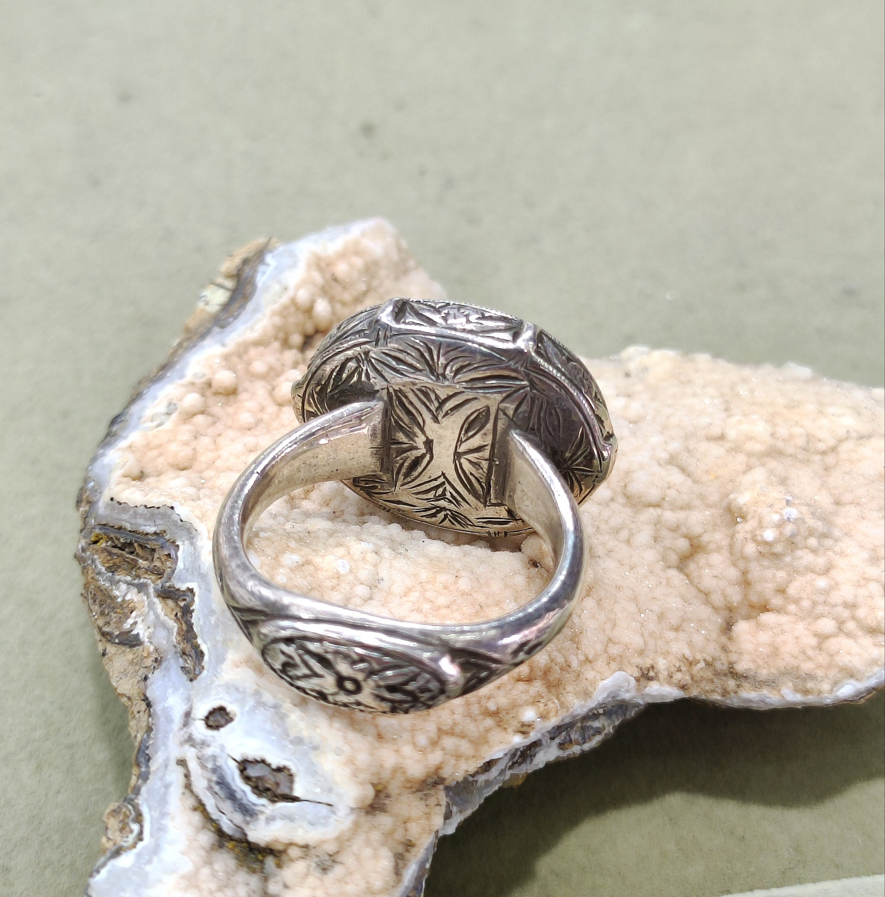 Timurid Dynasty Antique Museum Grade Silver Ring, 15c Silver Timurid ...