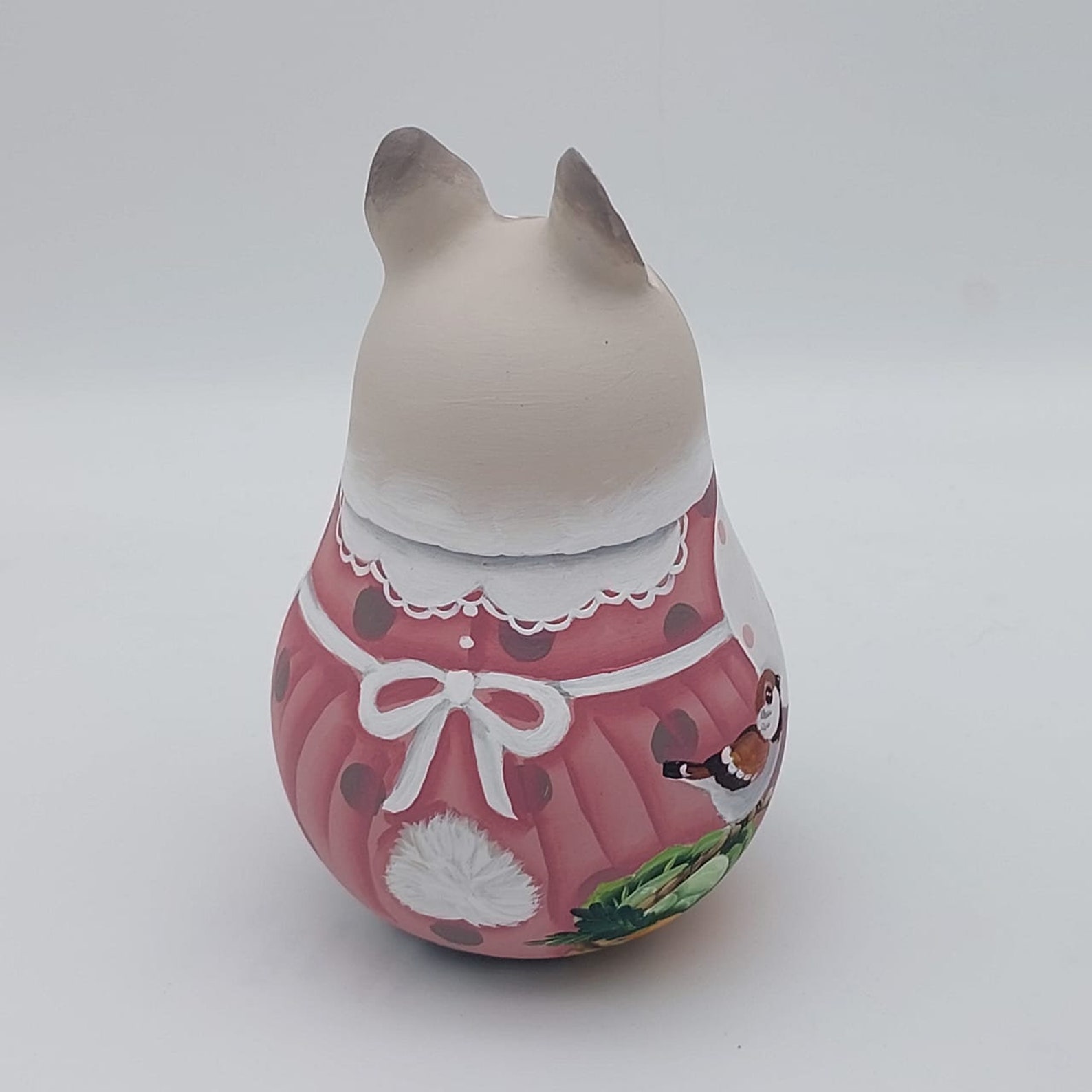 Author's Matryoshka Rolly Polly Bell Doll a Hare With a Watering Can ...