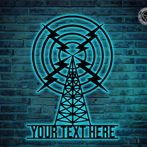 Custom Ham Shack Personalized Metal Sign Contemporary Modern - Etsy