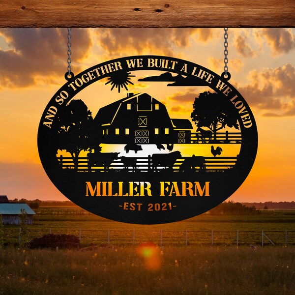 Iron Barn Sign - Etsy