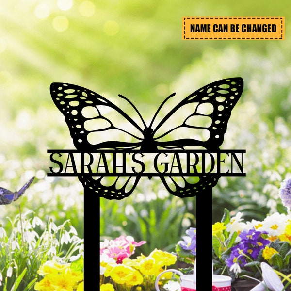 Butterfly Garden Sign - Etsy