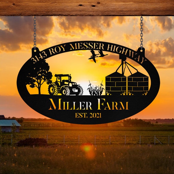 Metal Farm Signs - Etsy