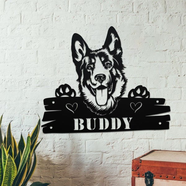 Metal German Shepherd Yard Art - Etsy