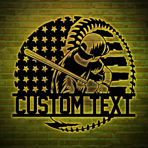 Baseball Metal Art - Etsy